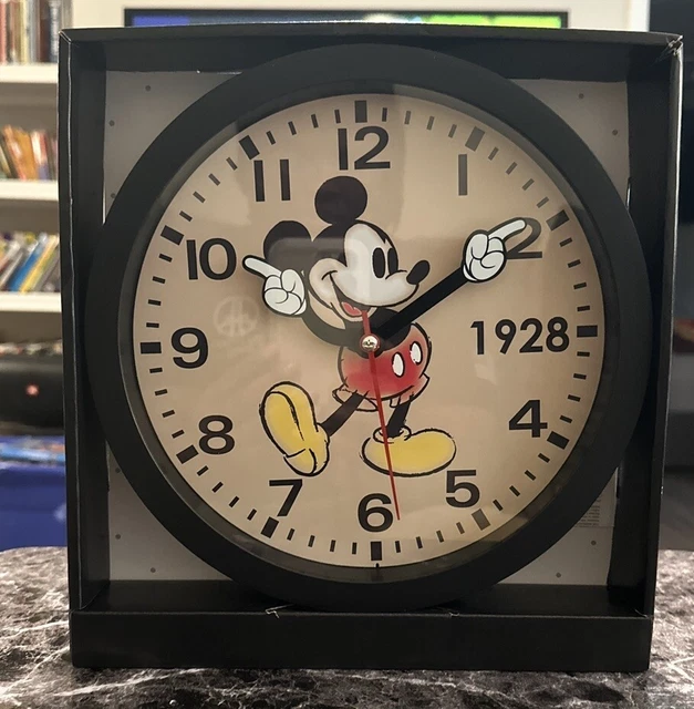 DISNEY MICKEY MOUSE Wall Analog Display 10” Clock Set NIB $40.00 - PicClick