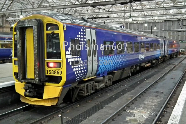 CLASS 158 158869, 2 car DMU, in First ScotRail at Glasgow Central £0.75 ...