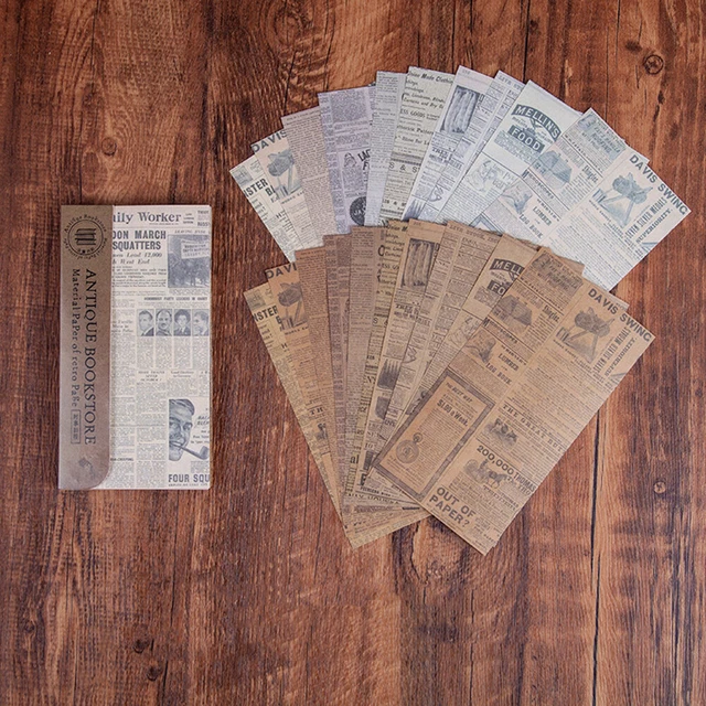 FR RETRO HANDBOOK Label Stickers Tearable Book Club Series for Hand ...