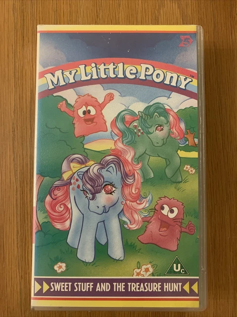 MY LITTLE PONY VHS Sweet Stuff & the Treasure Hunt /The Would Be ...