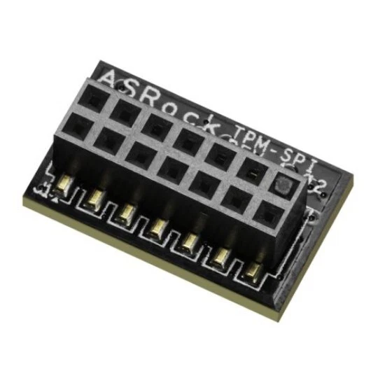 ASROCK (TPM-SPI) TPM Module, 14-1 TPM Header, SPI Interface, Family 2.0 ...