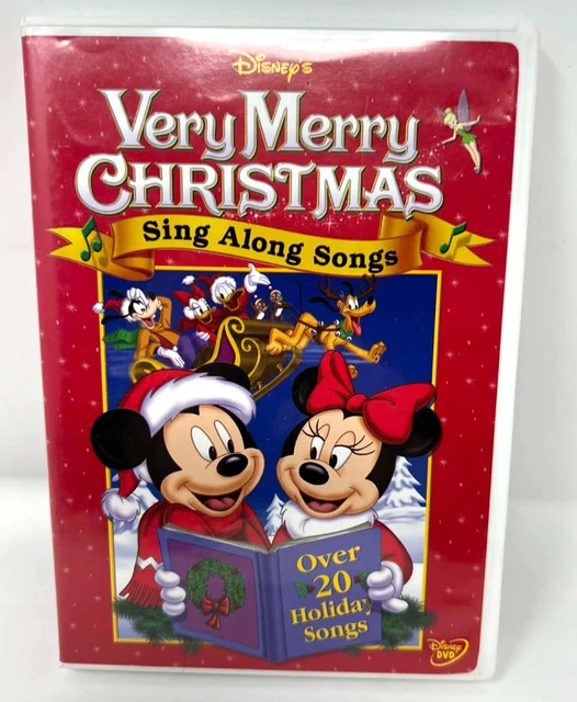 DISNEY'S SING ALONG Songs: Very Merry Christmas (DVD, 2002) $8.99 ...