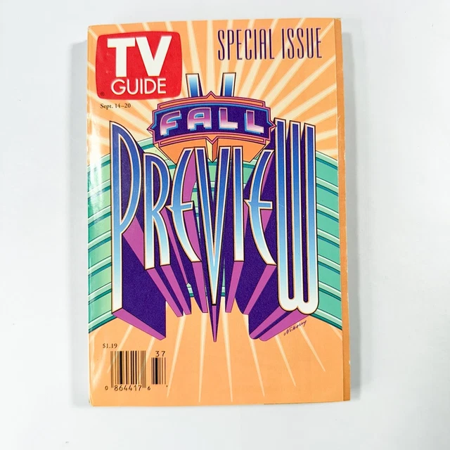 TV GUIDE 1996 Sept. 14-20 Special Issue Fall Preview, No Label £7.14 ...