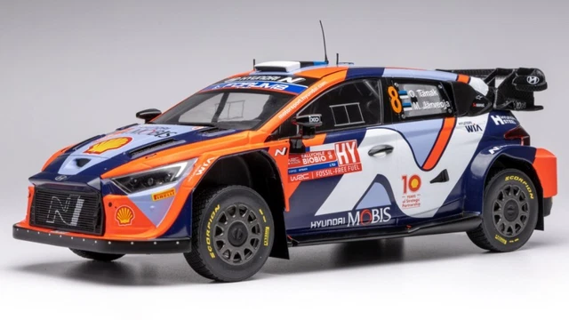 RALLY CAR MODEL Scale 1:18 Ixo HYUNDAI I20 N RALLY CHILE 2024 Vehicles ...