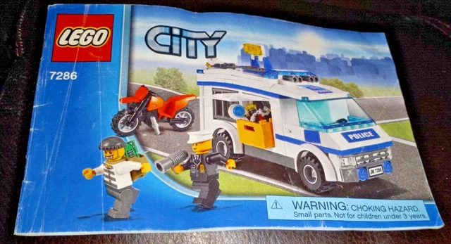 LEGO INSTRUCTION MANUAL ONLY 7286 CITY Police PRISONER TRANSPORT £4.61 ...