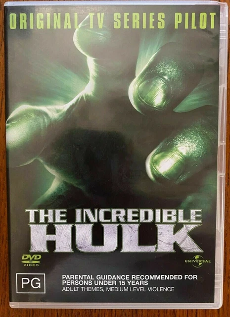 THE INCREDIBLE HULK DVD Original TV Series Pilot Lou Ferrigno RARE ...