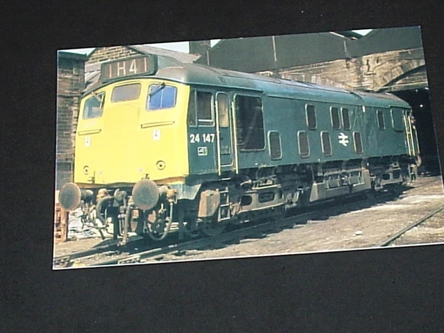 POSTCARD. TRAIN. Class 24 Loco No. 24 147 At Motherwell Motive Power ...