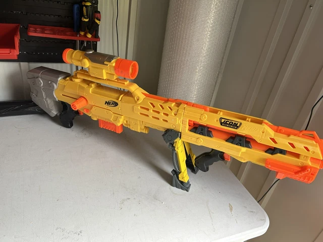NERF GUN ELITE Longshot CS-6 Sniper Shotgun Rifle & Darts EUR 23,05 ...