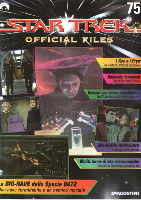 STAR TREK OFFICIAL FILES COLLECTION N. 75 - Ediz. DE AGOSTINI 1999 ...