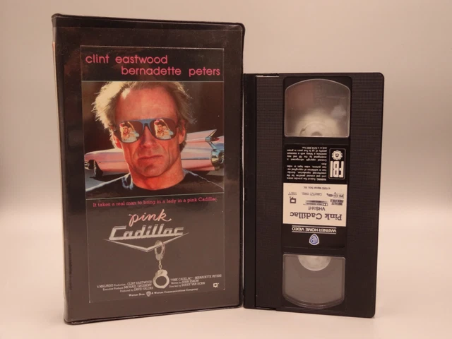 PINK CADILLAC (VHS 1989) Clint Eastwood, Bernadette Peters Warner Video ...