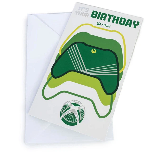XBOX - BIRTHDAY Card - Cards Gift Wrap - F300z EUR 13,42 - PicClick FR