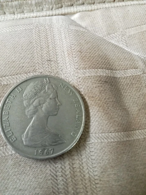 RARE NEW ZEALAND 1967 Endevour 50 Cent Coin EUR 0,61 - PicClick FR