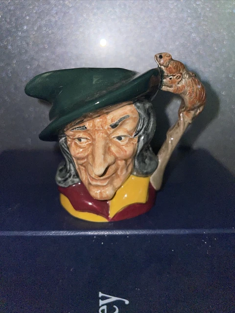 ROYAL DOULTON MINIATURE Character Toby Jug Pied Piper D6514 Geoff ...