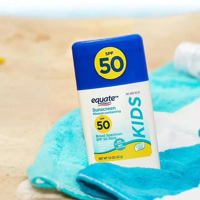 EQUATE SUNSCREEN, SPF 100 Cream Sport & SPF 50 Stick Set - Combo Pack £ ...