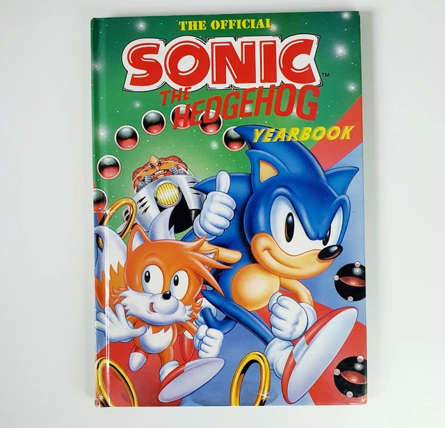 1992 THE OFFICIAL Sonic The Hedgehog Yearbook Hardback Book Illustrated ...