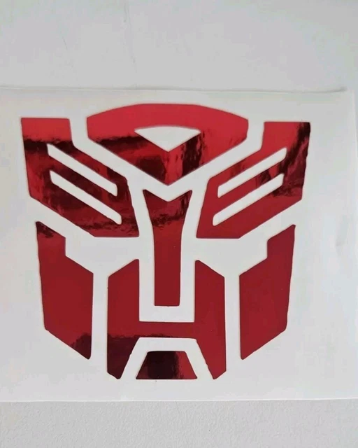TRANSFORMERS DECEPTICON AUTOBOT Logo Insigne Autocollant Autocollant ...
