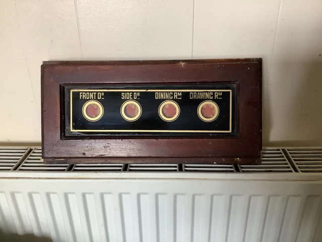ANTIQUE BUTLERS AND servants bell indicator box c1920 £100.00 - PicClick UK