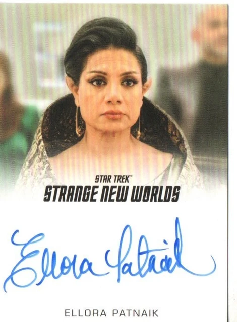 STAR TREK STRANGE New Worlds Season 2 Auto Card Ellora Patnaik "T'Pril ...