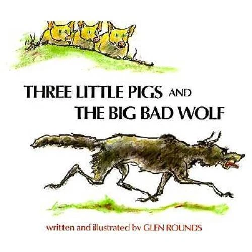 THREE LITTLE PIGS and the Big Bad Wolf - Library Binding By Rounds ...