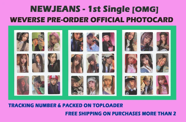 HYEIN NEWJEANS 1ST New Jeans Weverse Albums Ver Official Photocard Set(2 PCS) !2 £15.40 ...