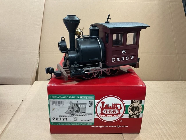 LGB G GAUGE Steam Locomotive 0-4-0 Porter Shunter D&Rgw Rio Grande Dcc ...