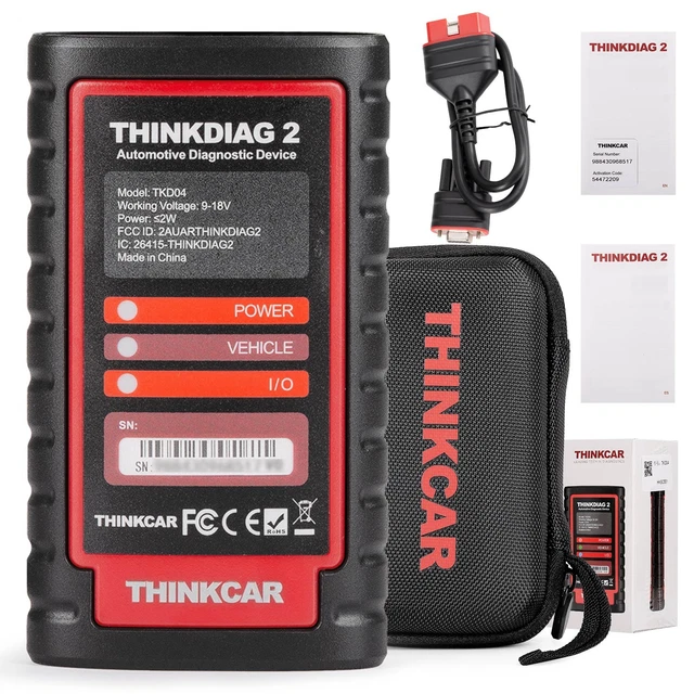 THINKCAR THINKDIAG2 ALL System Bidirectional Diagnostic Scanner EC.U ...