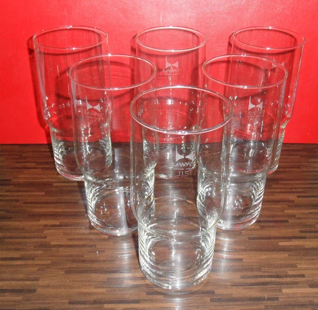 6 X DDR Superfest 0,5l Glas Bierglas EUR 85,00 - PicClick DE