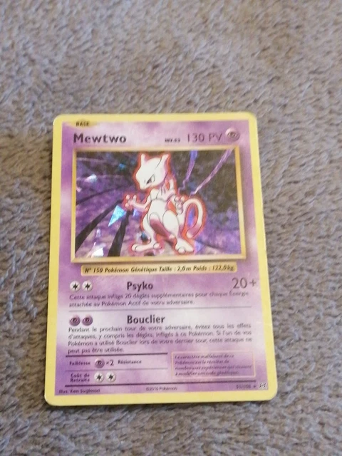 CARTE POKÉMON mewtwo 130 pv EUR 10,00 - PicClick FR