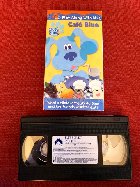 BLUE'S CLUES CAFE Blue VHS EUR 11,18 - PicClick FR