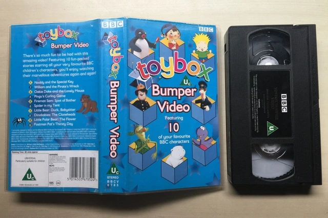 BBC - TOYBOX - Bumper Video - Postman Pat, Firemam Sam, William - Vhs ...