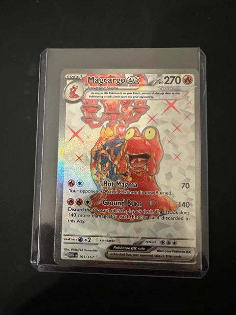 POKÉMON TCG MAGCARGO ex Scarlet & Violet-Twilight Masquerade 191/167 ...