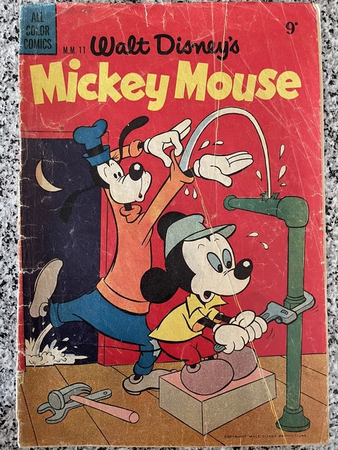 Walt Disneys Mickey Mouse Comic M M 11 1954 £12 95 Picclick Uk