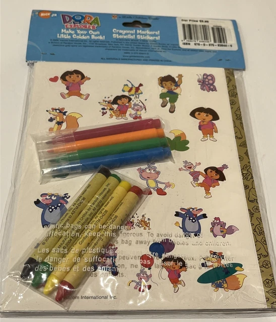 DORA THE EXPLORER Make Your Own Little Golden Book Activity Pack ...
