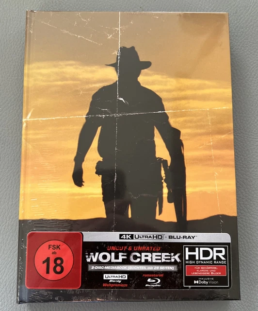 WOLF CREEK 4K UltraHD Blu-ray UNCUT & UNRATED Mediabook Cover D NEU/OVP EUR 54,90 - PicClick DE