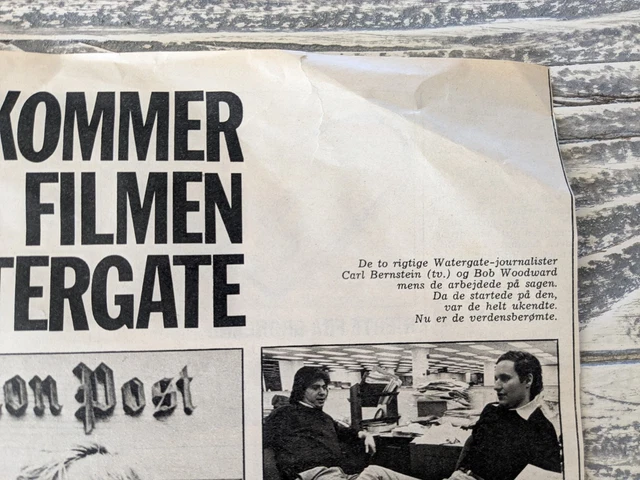 DUSTIN HOFFMANN & ROBERT REDFORD 70s Great 1 Page Danish Clipping D546 ...