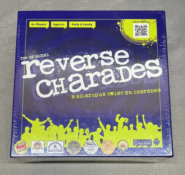 THE ORIGINAL REVERSE Charades A Hilarious Twist on Charades Party Table ...