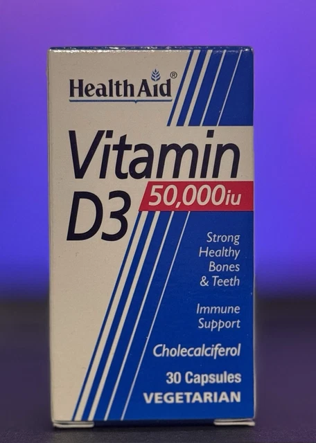 HEALTHAID VITAMIN D3 50,000iu - 30 £20.00 - PicClick UK
