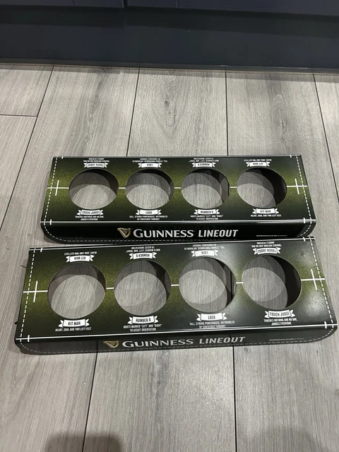 GUINNESS LINE OUT Four Pint Carrier Holders X2 £10.79 - PicClick UK