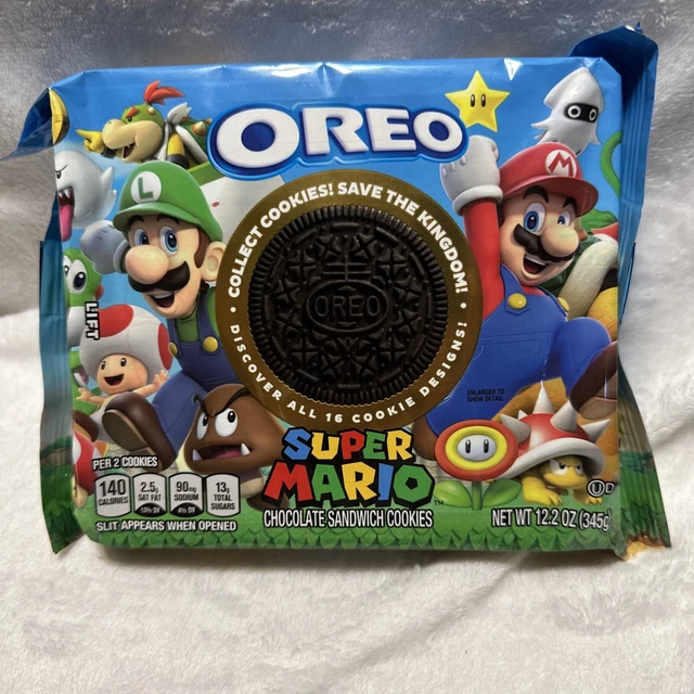 NABISCO OREO LIMITED Edition Super Mario Chocolate Sandwich Cookies 12 ...