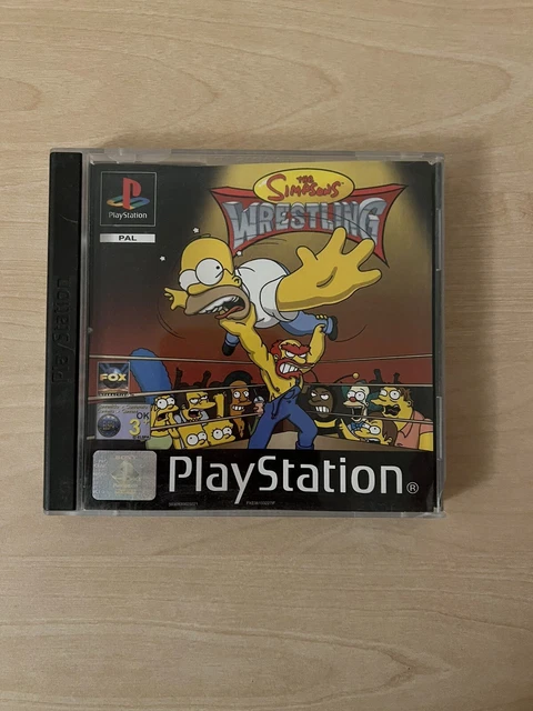 PS1 THE SIMPSONS Wrestling Game - Sony PlayStation - PlayStation 1 £52. ...