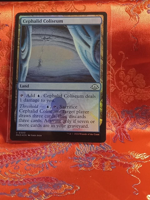 CARTE DE TERRAIN FOIL Cephalid Coliseum Modern Horizons III Magic The ...