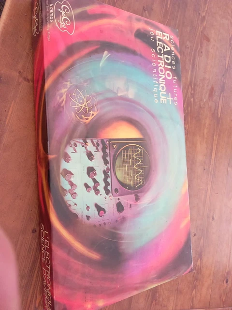 VINTAGE GÉGÉ JEU Scientifique RADIO Sciences Futures 100 Expériences ...