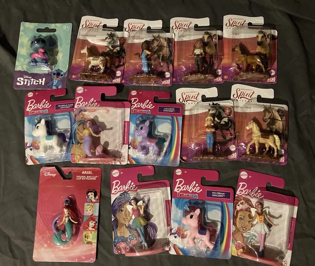 DREAMWORKS/BARBIE/DISNEY SPIRIT UNTAMED Mattel Micro Collection Mini ...