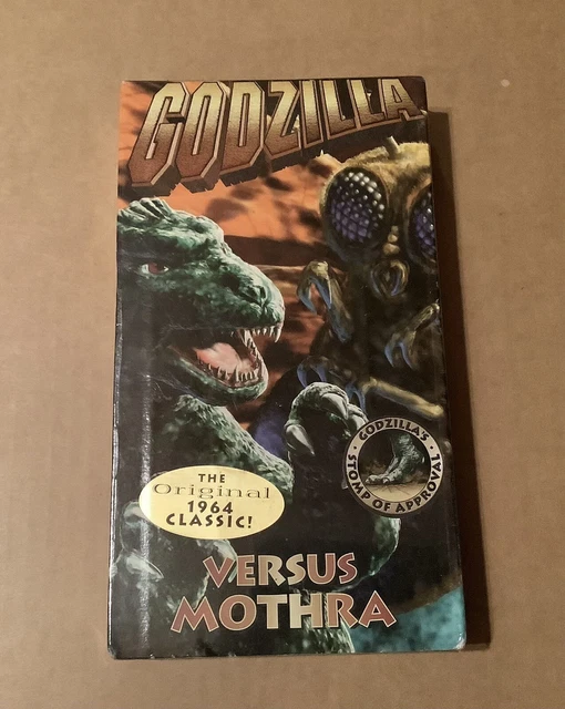 GODZILLA VERSUS MOTHRA -VHS - 1998 Simitar Entertainment - NEW+ SEALED ...