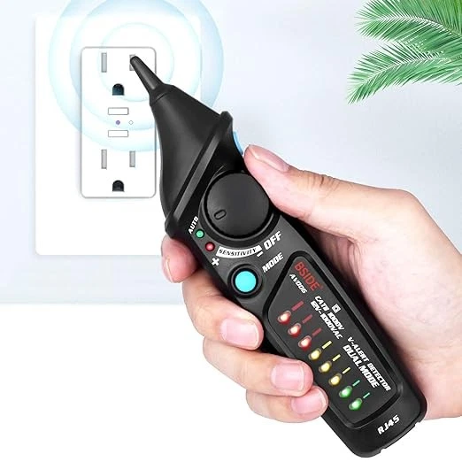 NON-CONTACT VOLTAGE DETECTOR Electric Power Socket Outlet AC Voltage ...