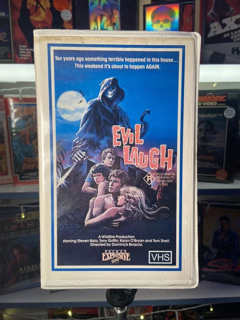 EVIL LAUGH VHS Palace Explosive Mega Rare Horror £213.11 - PicClick UK