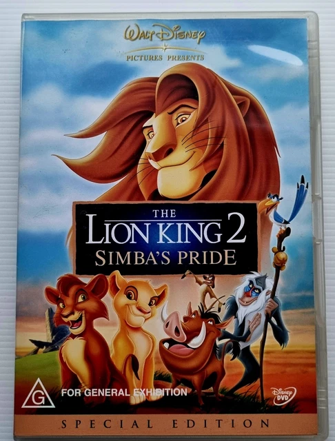 THE LION KING 2-Simba's Pride (DVD, 1998) FREE POSTAGE $4.95 - PicClick AU