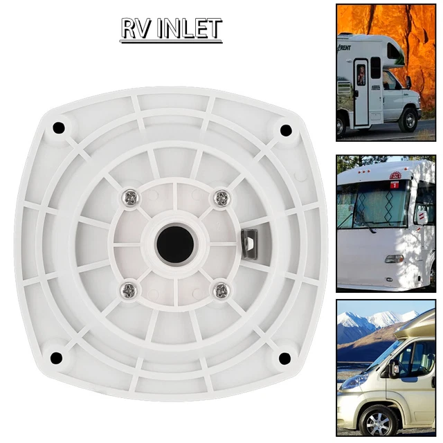 NEW WHITE MAINS Water Inlet With Pressure Regulator Filler Entry for ...