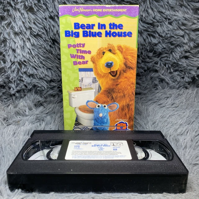 BEAR IN THE Big Blue House Potty Time with Bear VHS Tape 1999 Video ...