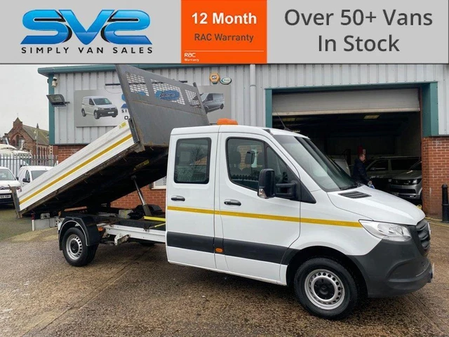 2019 MERCEDES-BENZ SPRINTER Euro 6 Double Cab Tipper With Tool ...